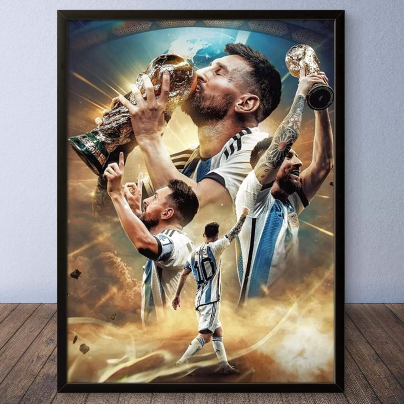 Messi World Cup Moments – 4 Iconic Images in One Frame - Picasso Art